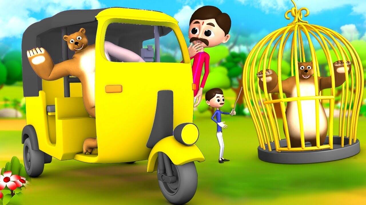 Most Popular Kids Shows In Hindi - Bear - The Auto Driver | Videos For ...