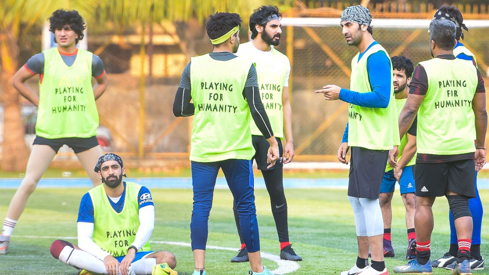 Football fever! Ranbir Kapoor, MS Dhoni, Aparshakti Khurana, Ahan ...