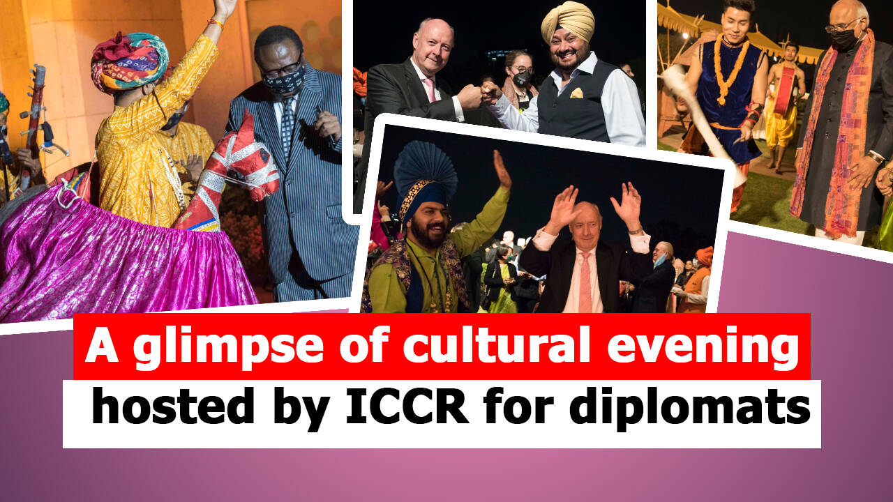 A glimpse of cultural evening hosted by ICCR for diplomats
