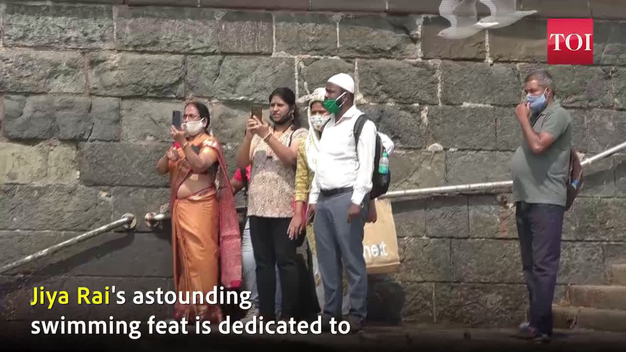 12-year-old autistic swimmer Jiya Rai creates history by swimming 36 ...