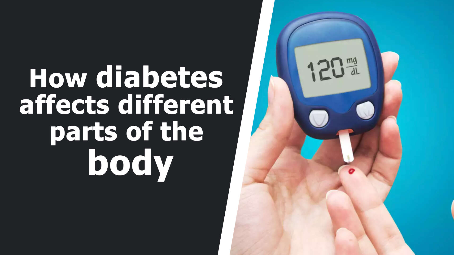 How diabetes affects different parts of the body