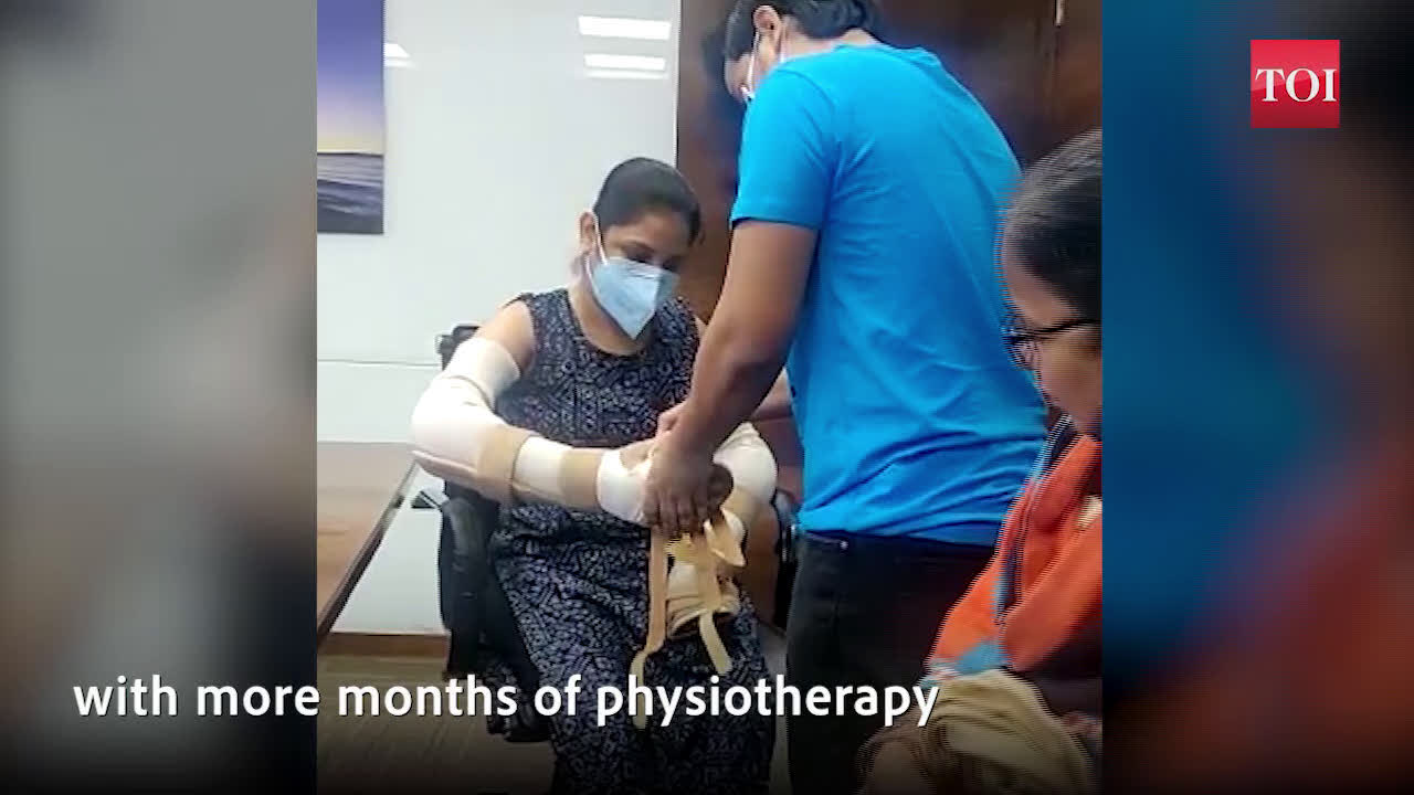 Mumbai's first hand transplant patient makes progress