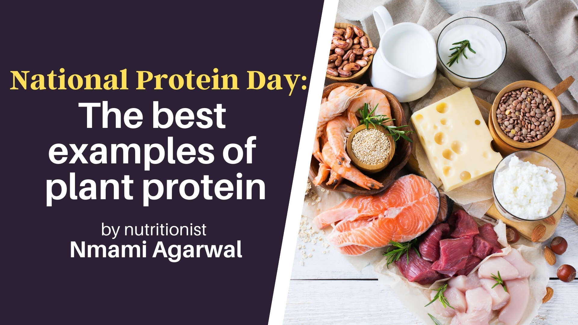 National Protein Day:The best examples of plant protein by nutritionist ...