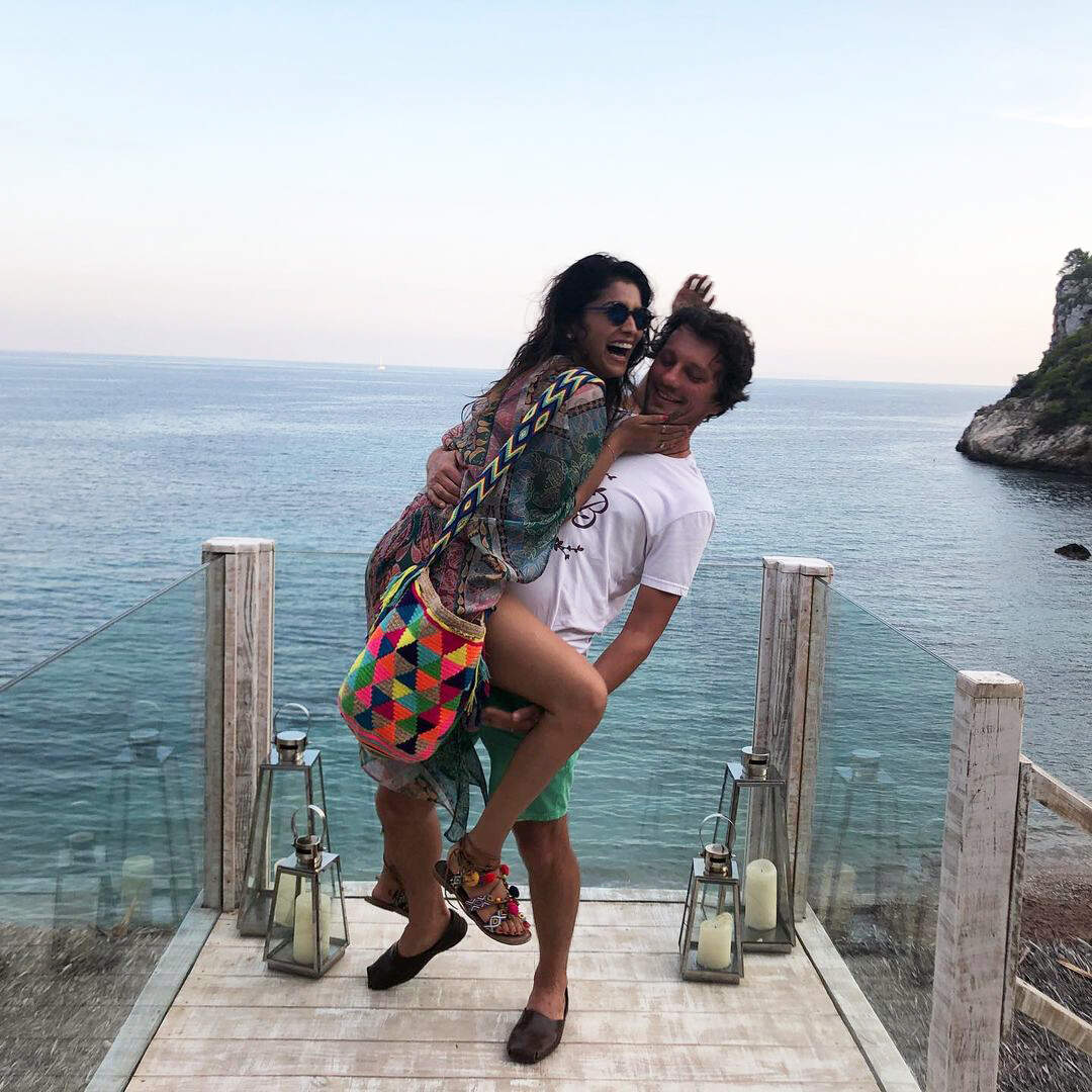 Romantic vacation pictures of South diva Shriya Saran with hubby go ...