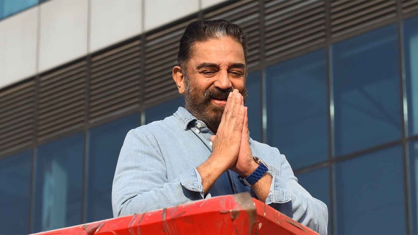 TN Polls: Kamal Haasan slams PM Modi, rakes up language debate TN Polls: Kamal Haasan slams PM Modi, rakes up language debate