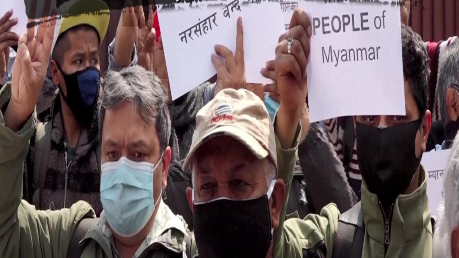 Activists in Nepal stage protest against Military crackdown