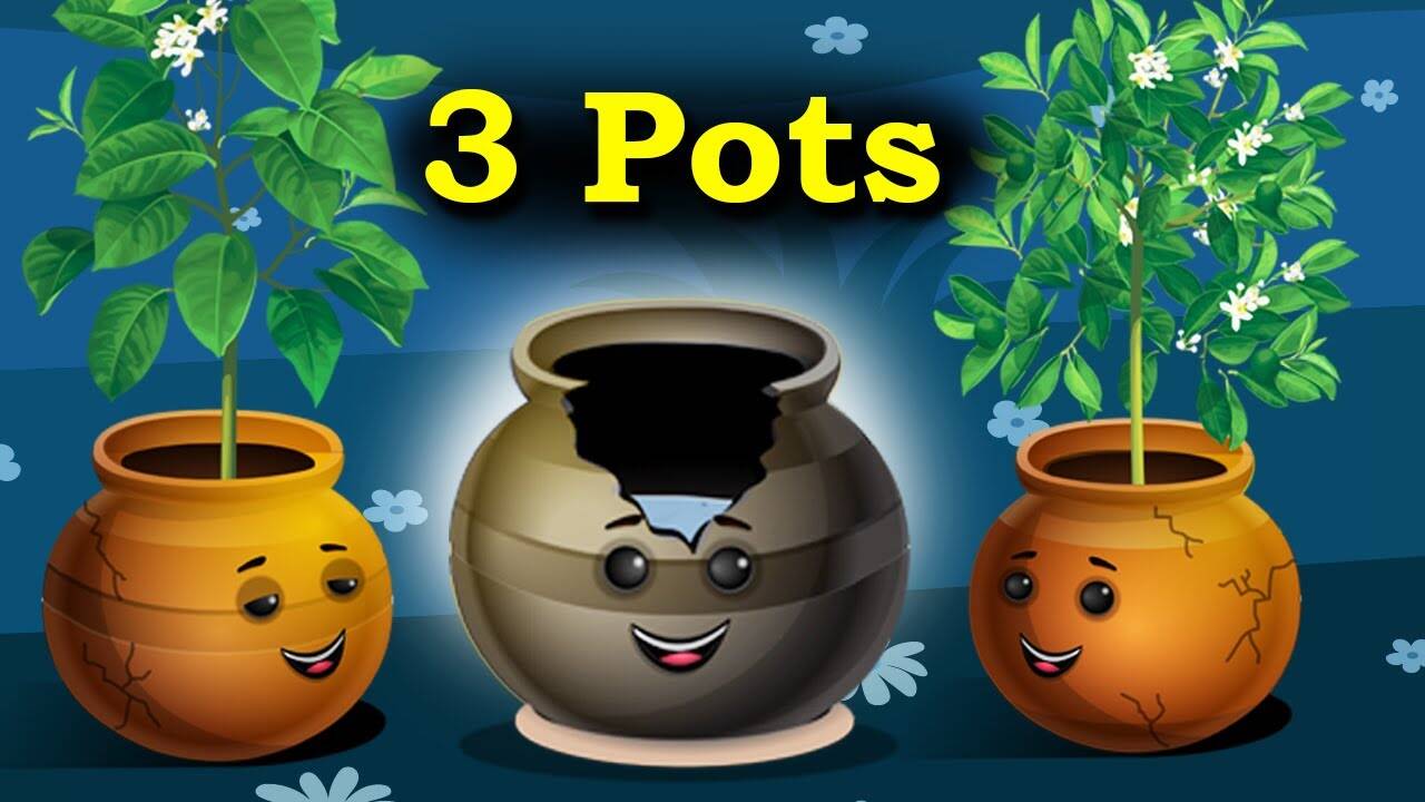 Popular Kids Songs and English Story 'The Story Of Three Pots' for Kids ...