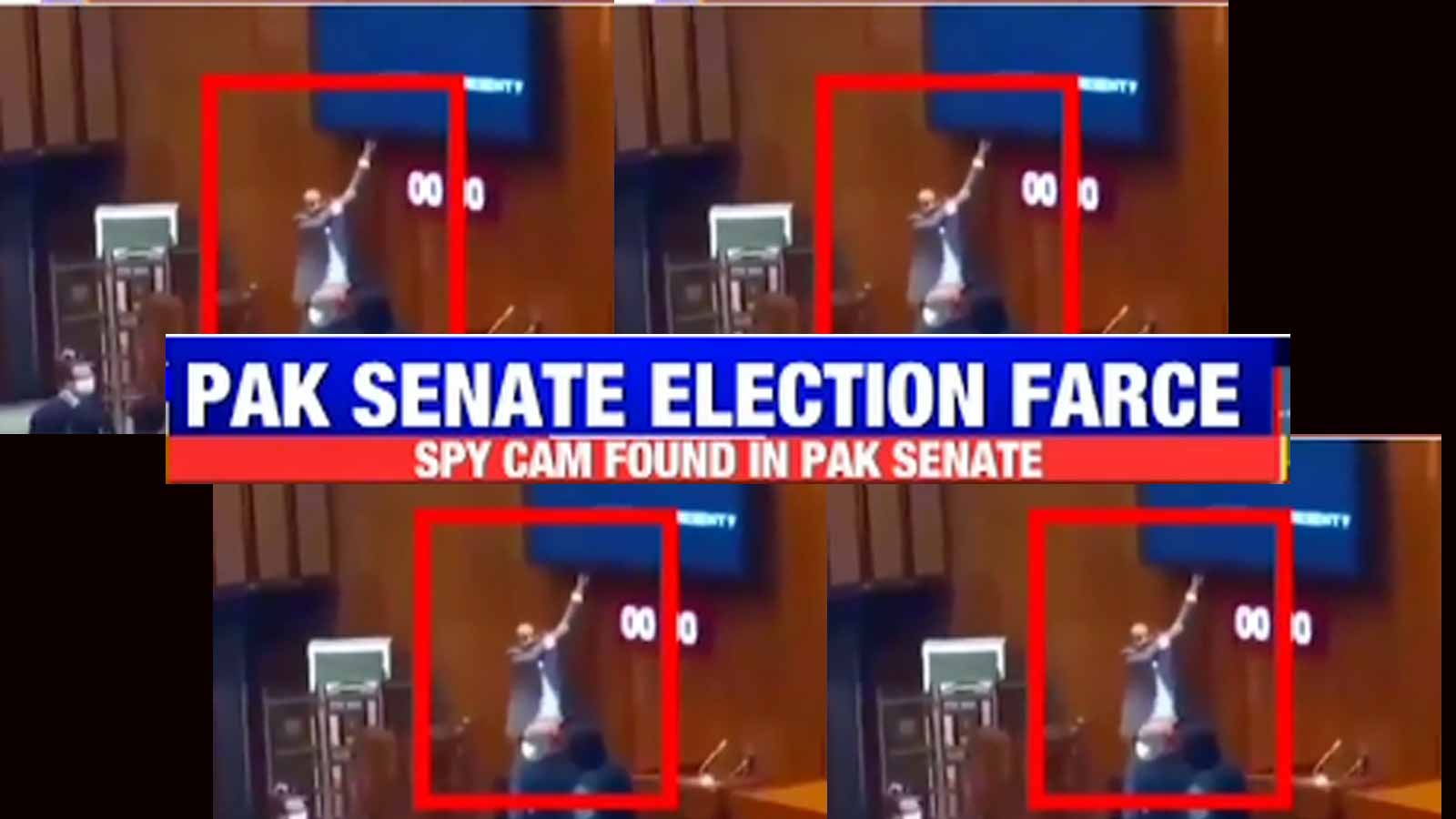 'Spy cameras' found at polling booths in Pakistan Senate