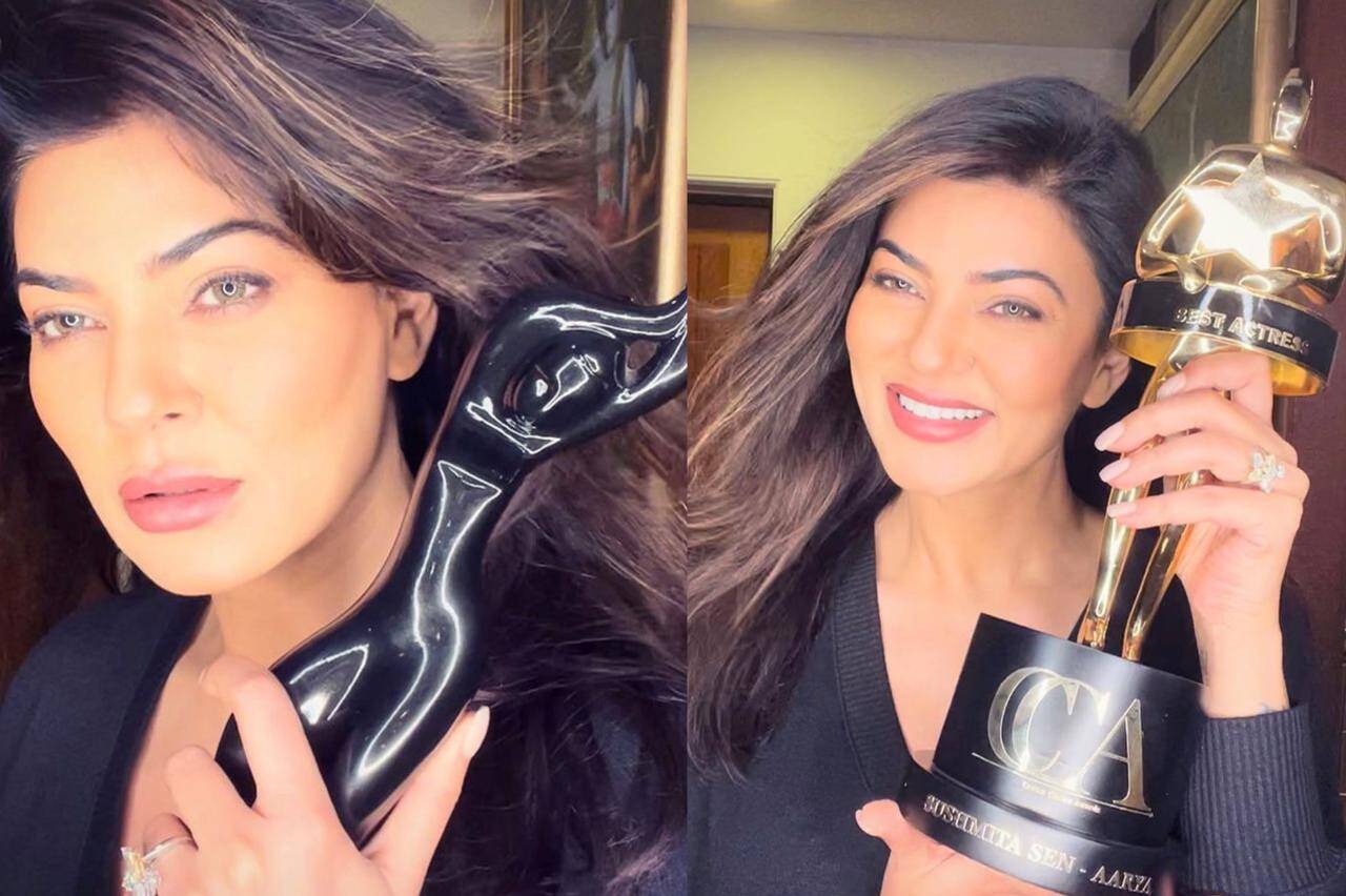 Sushmita Sen shares the glimpse of her intense look from the sets of Aarya Season 2