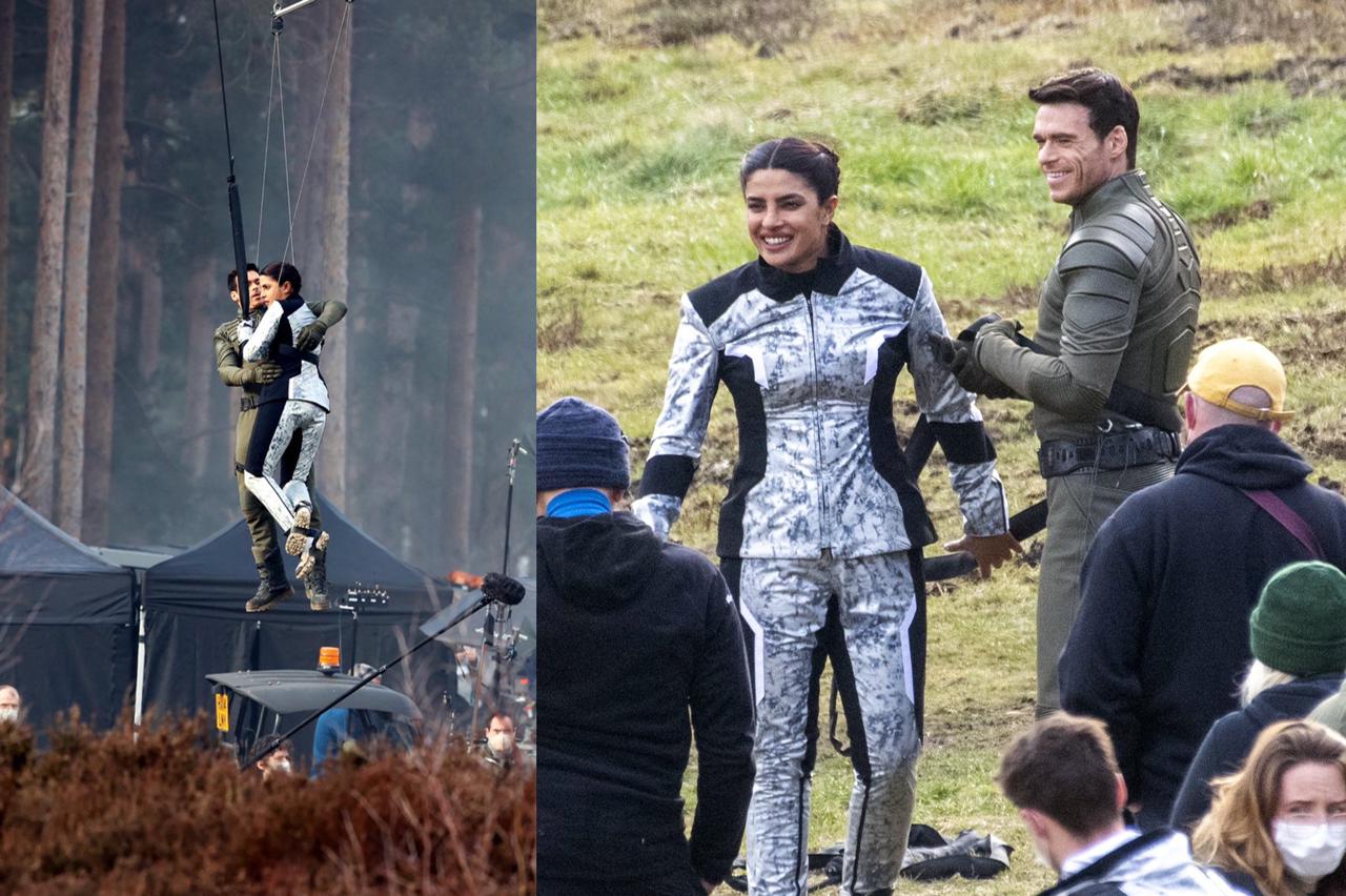 Priyanka Chopra Jonas spotted filming for her upcoming series Citadel ...