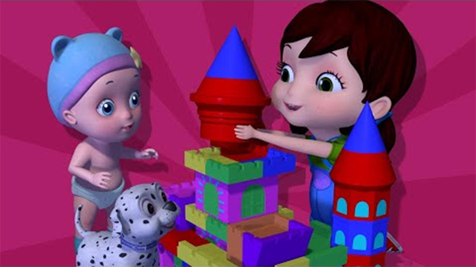 English Kids Poem: Nursery Song in English 'Playing With Building ...