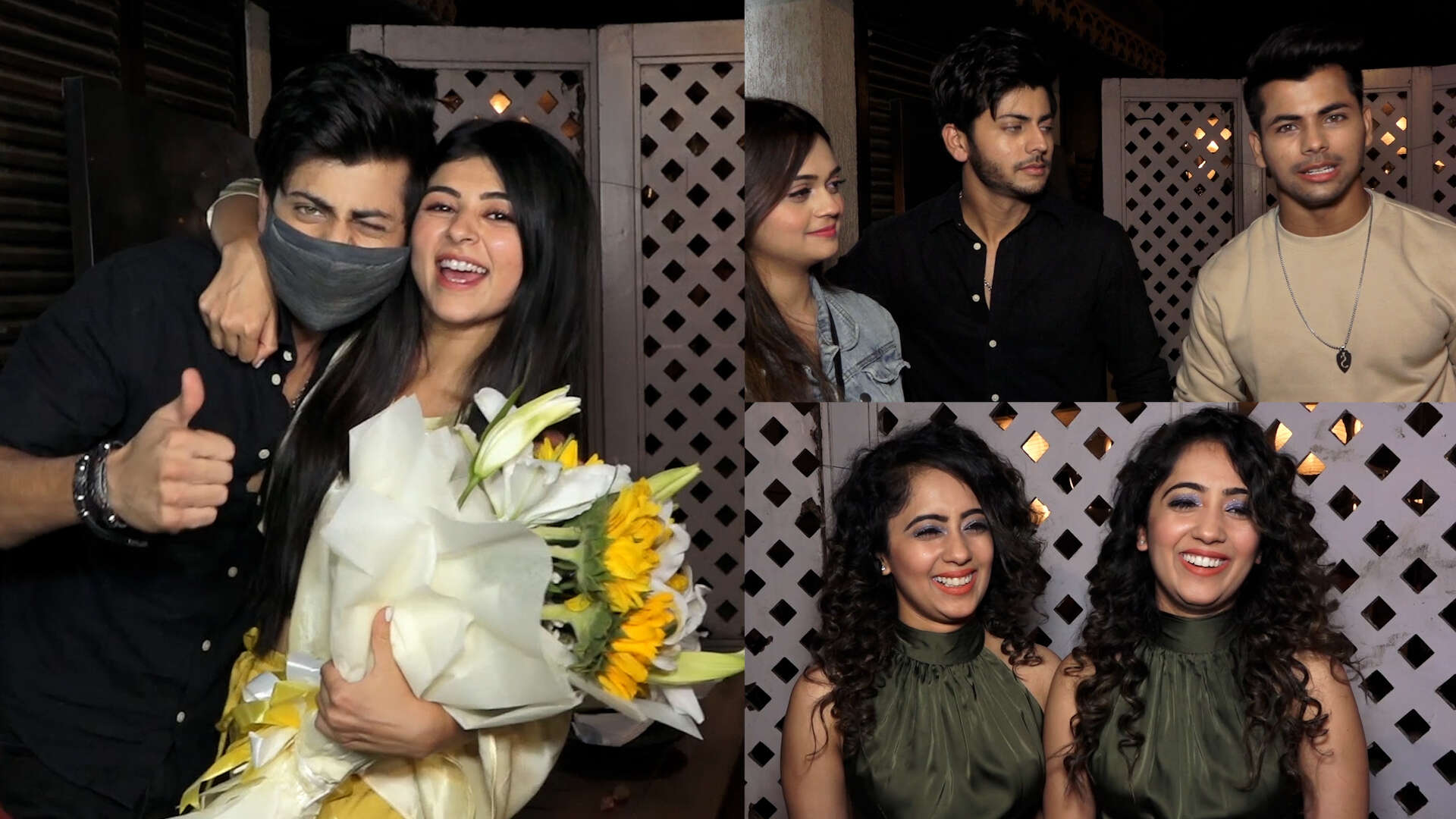 Yesha Rughani rings in her birthday with buddies Abhishek-Siddharth ...