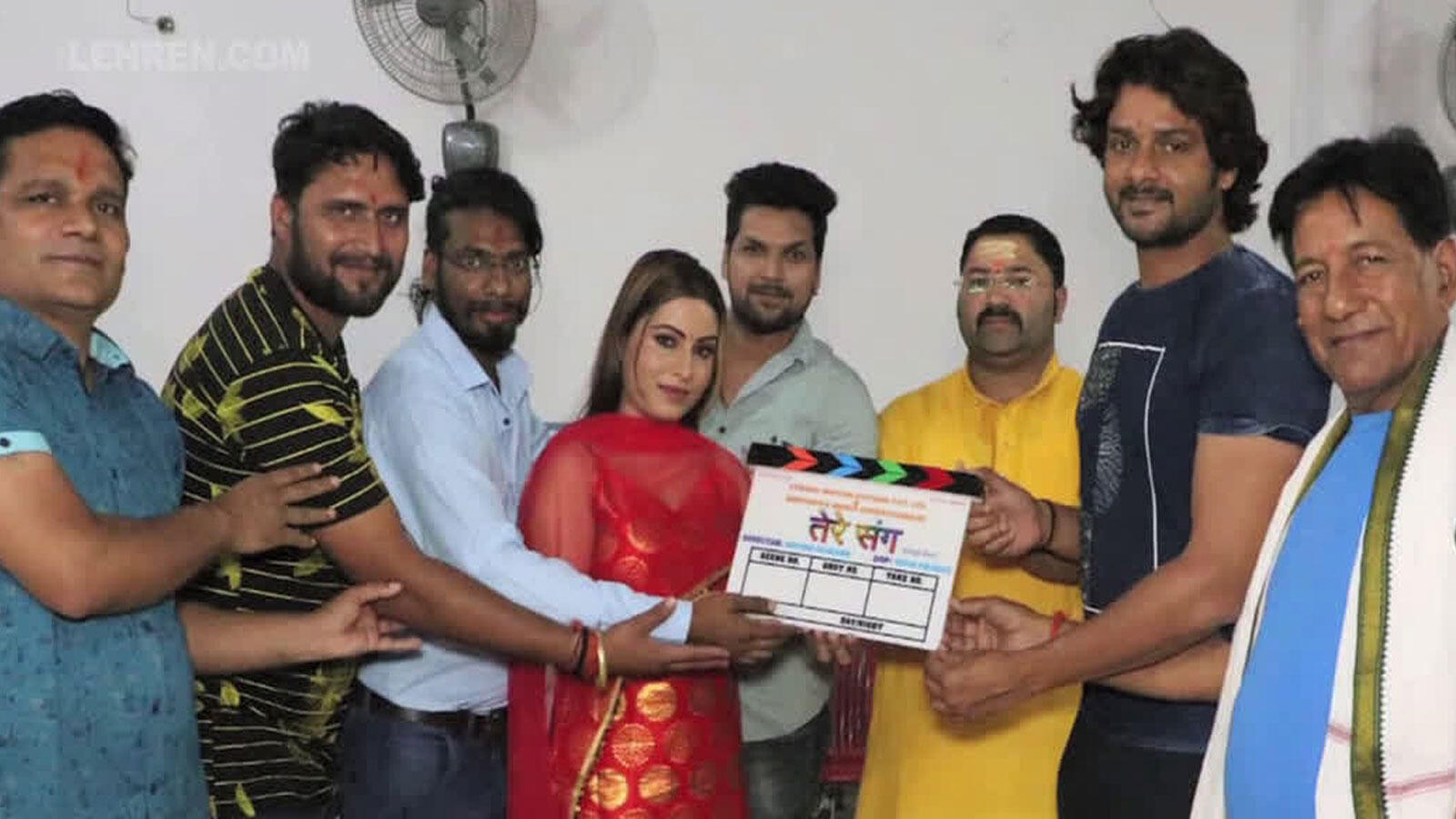 Tere Sang: Shooting of Gaurav Jha and Sanjana Raj's Bhojpuri movie ...