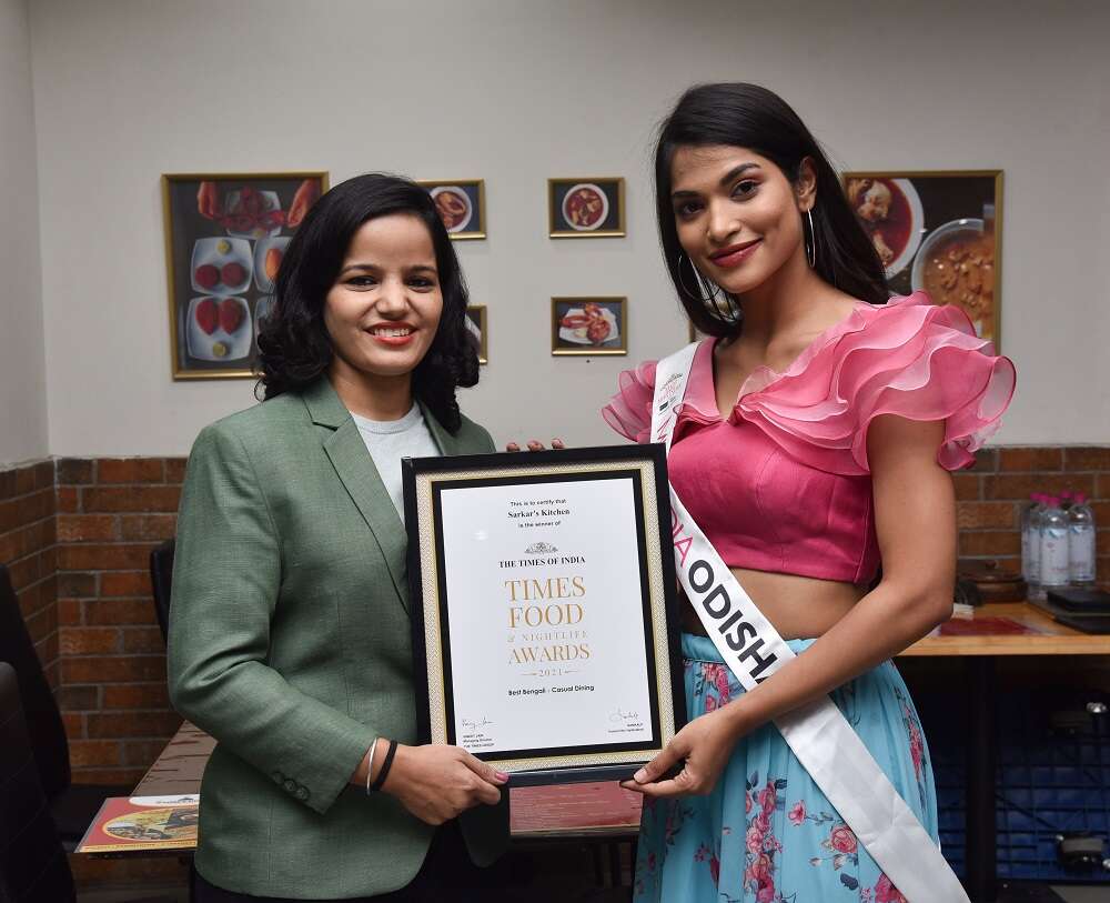 VLCC Femina Miss India Odisha 2020 Subhashree Rayaguru felicitates ...