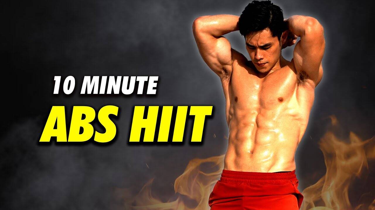 10 Minute Abs Workout Fat Burning HIIT! (Level 3)