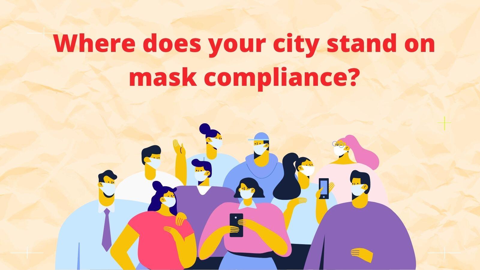 Where does your city stand on mask compliance?