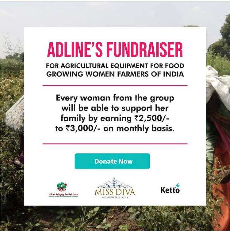 Adline Castelino raises funds to provide agricultural equipment to ...