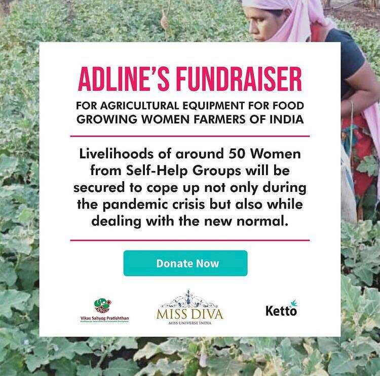 Adline Castelino raises funds to provide agricultural equipment to ...