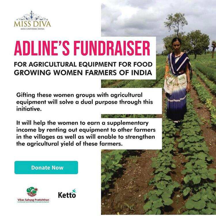 Adline Castelino raises funds to provide agricultural equipment to ...
