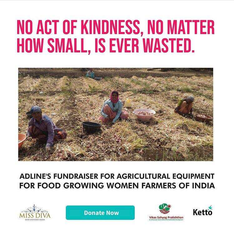 Adline Castelino raises funds to provide agricultural equipment to ...