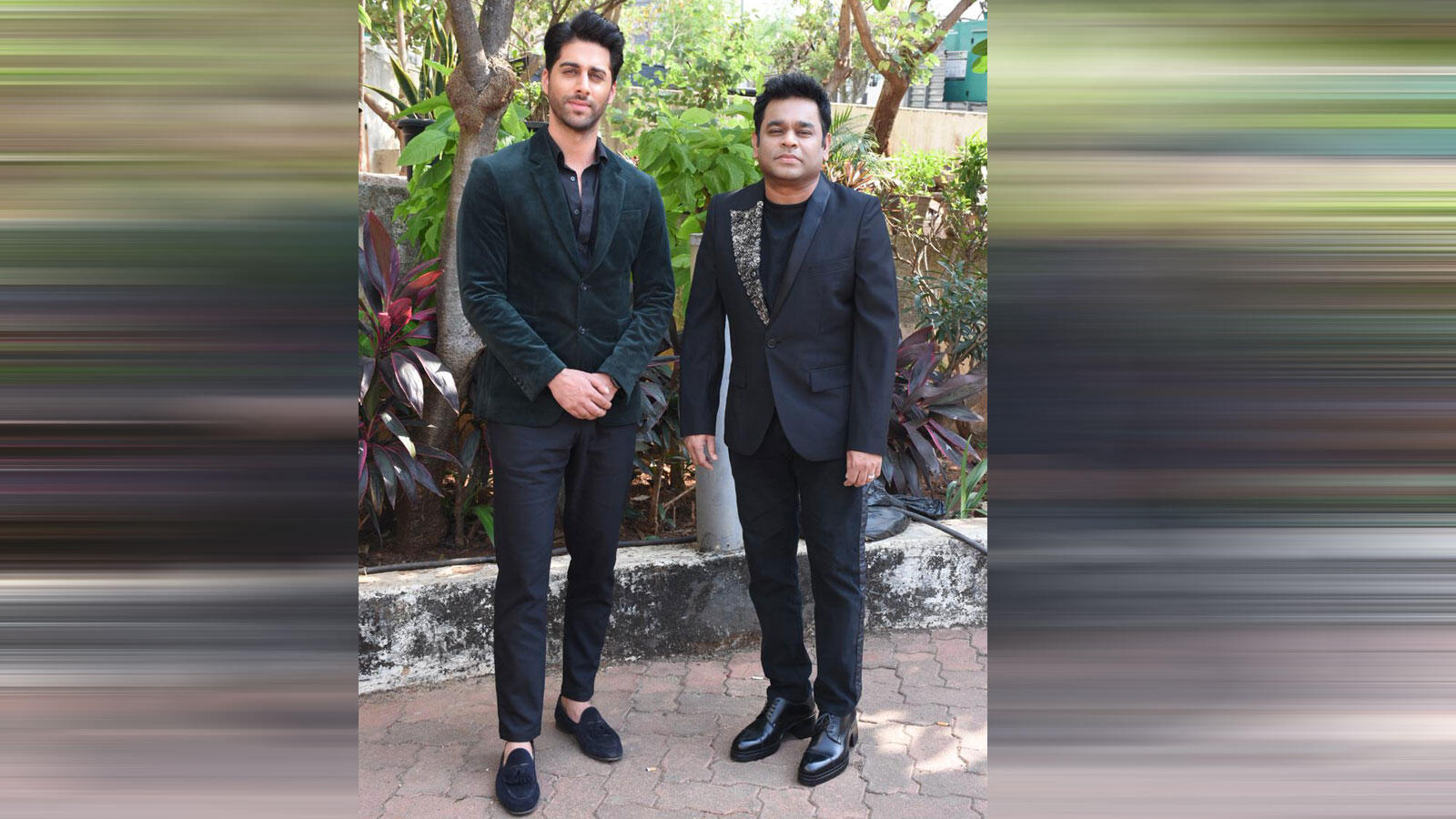 AR Rahman and Ehan Bhat were seen promoting their new film at Filmcity