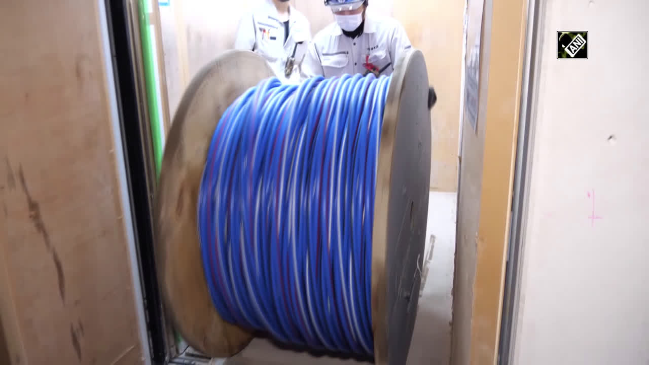 Construction companies in Japan uses aluminum conductor CV cables
