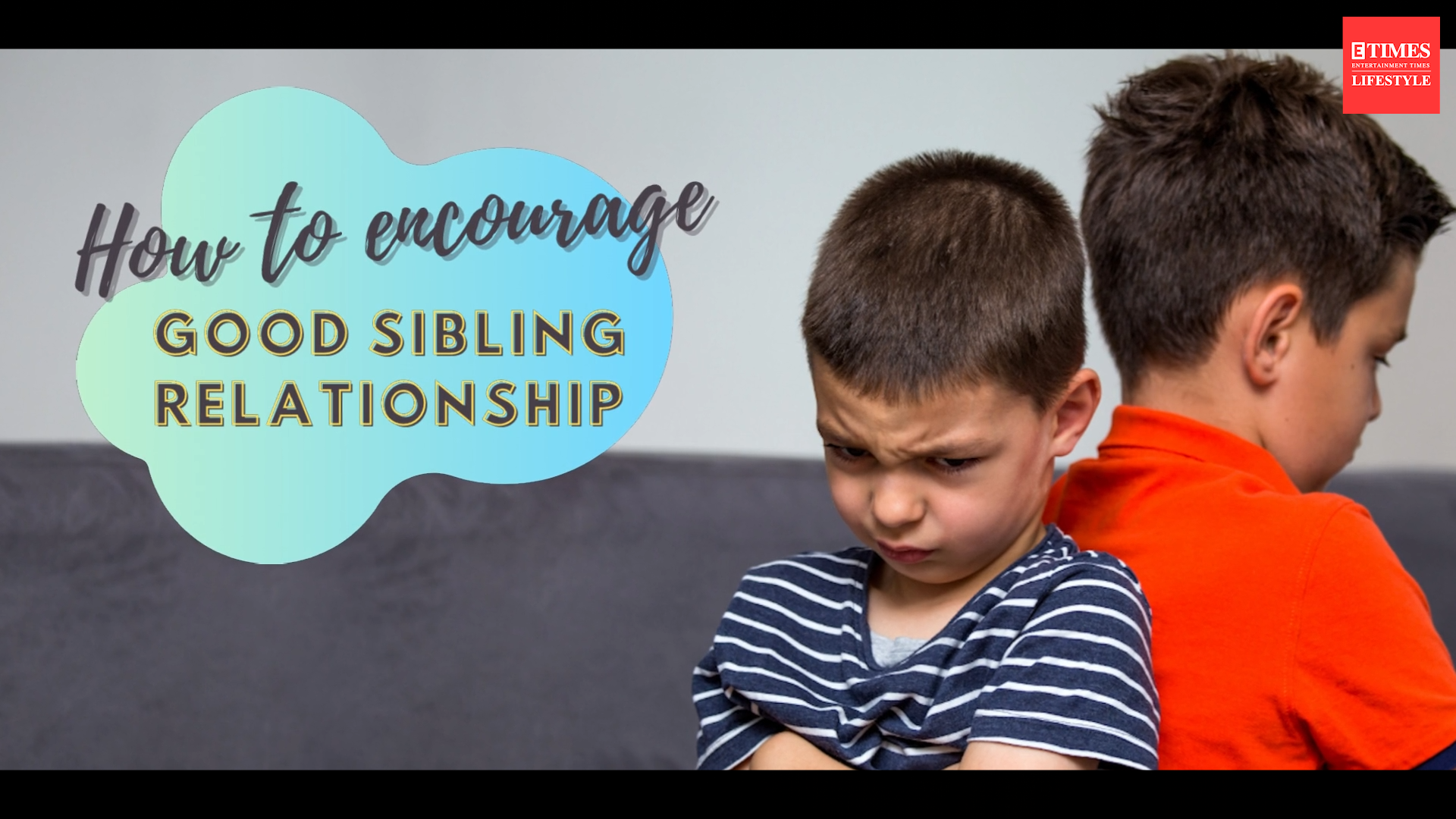 How to encourage a good sibling relationship
