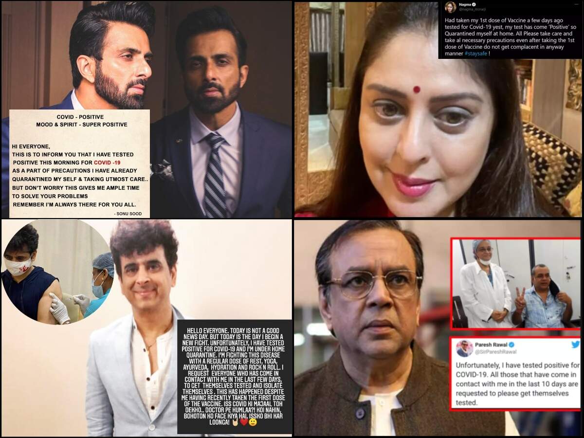 Sonu Sood, Ashutosh Rana, Nagma: Celebs who contracted Covid-19 after they had received the ...