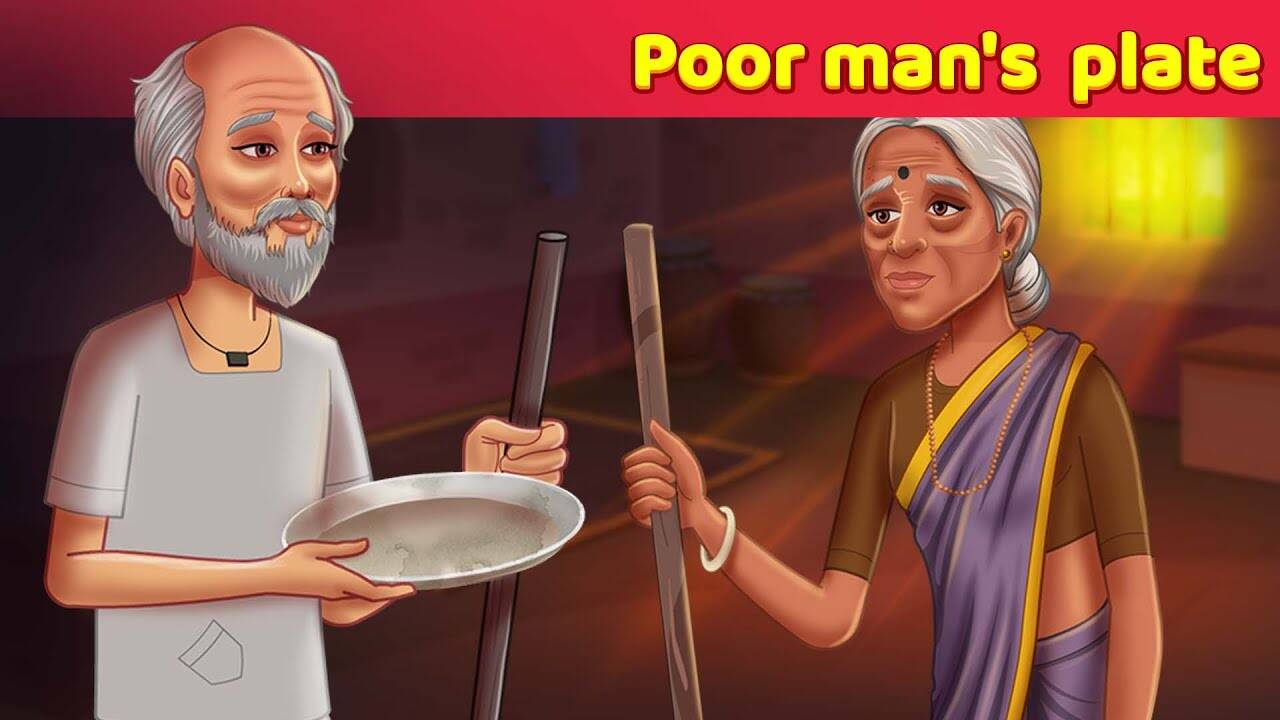 Watch Popular Children Story In English 'Poor Man's Plate' for Kids ...