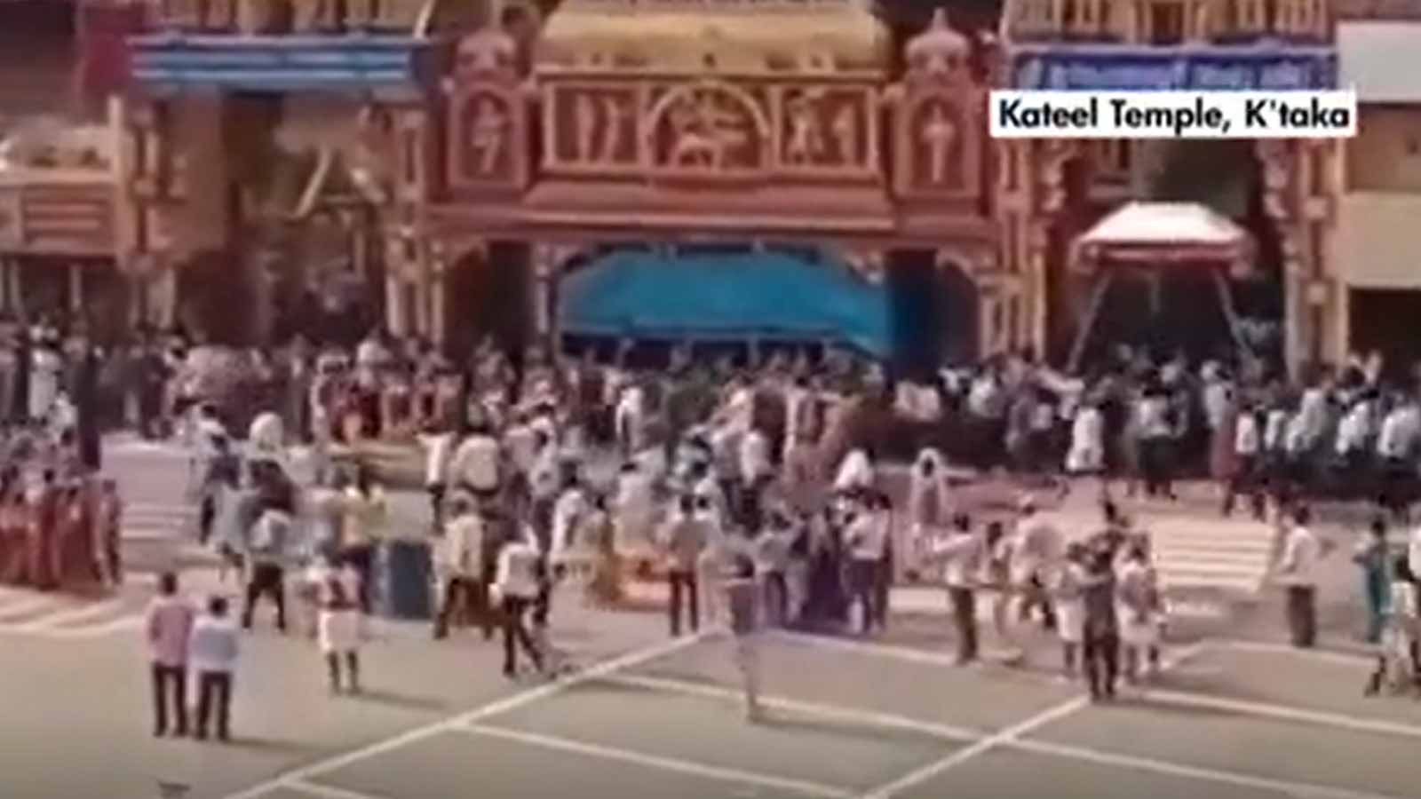 Karnataka: Covid norms flouted; huge crowds at Kateel Temple
