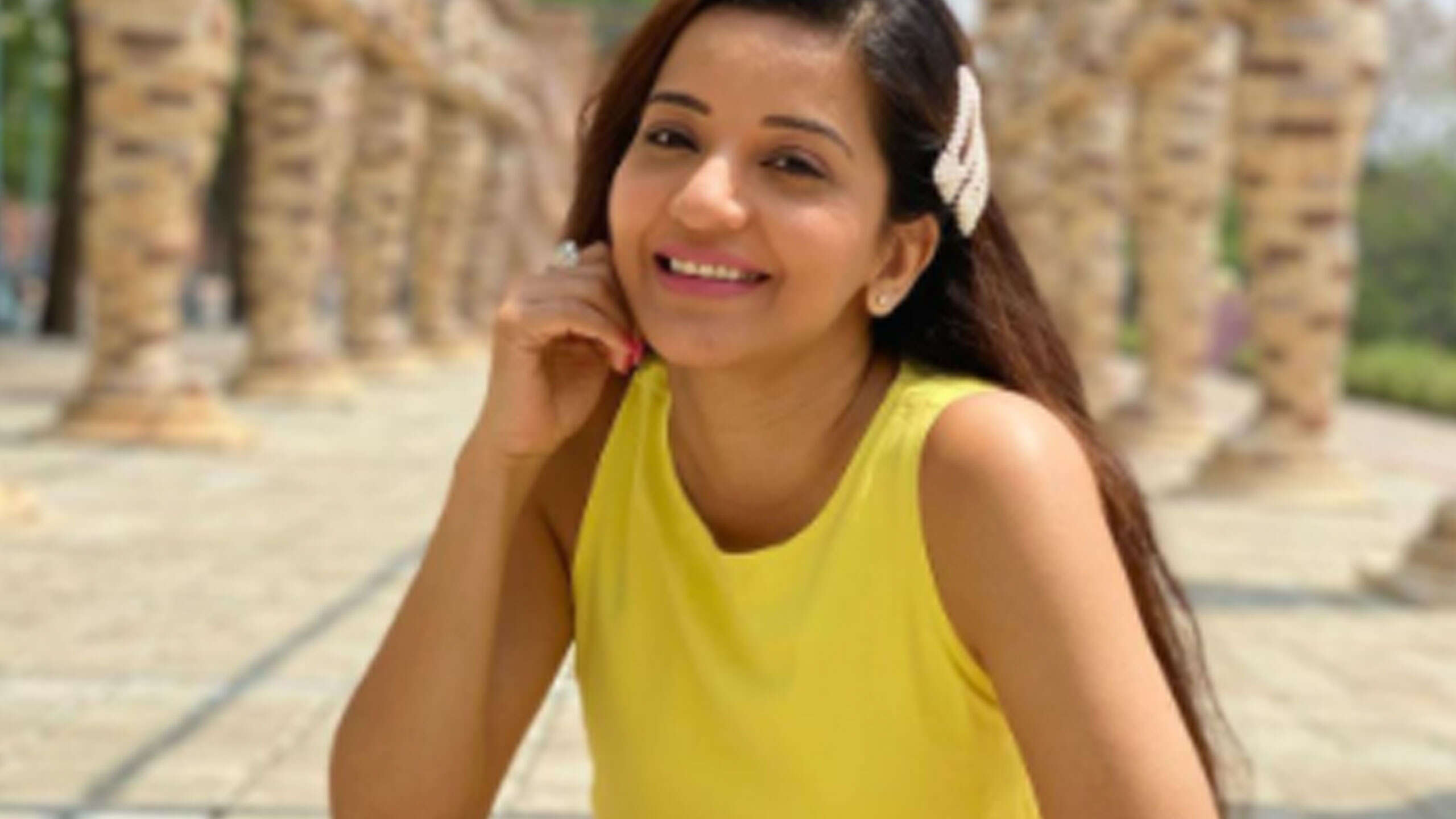 Monalisa shares a few pretty photos from Hyderabad