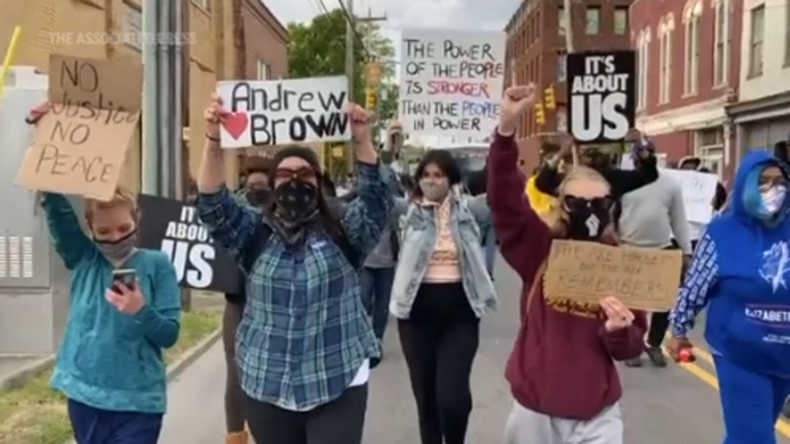 US: Protesters rally after North Carolina shooting