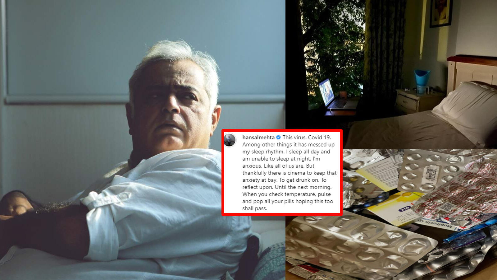 COVID-19 positive Hansal Mehta struggles to sleep at night, suffers ... COVID-19 positive Hansal Mehta struggles to sleep at night, suffers ...