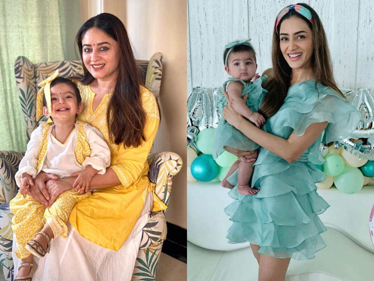 Mahhi Vij to Smriti Khanna; TV celebs who love to twin with their kids