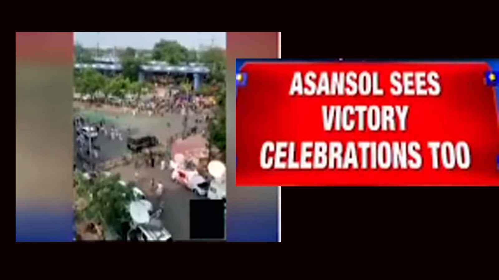 Bengal poll results 2021: Asansol sees TMC victory celebrations