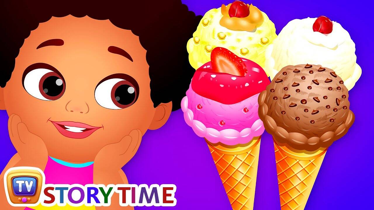 Watch Latest Kids English Nursery Story 'Too Much Ice Cream' for Kids ...