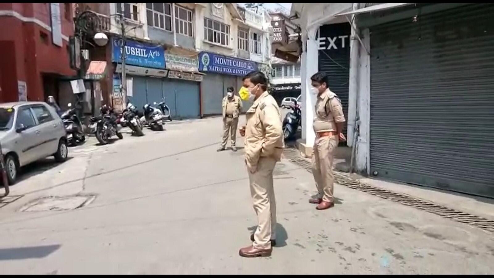 Watch: Mussoorie police carries out checks during Covid curfew