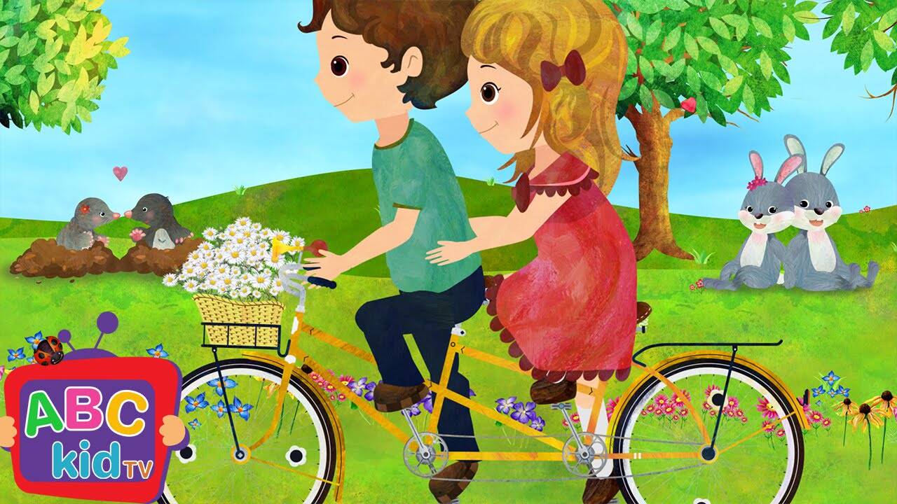 English Kids Poem: Nursery Song in English 'Daisy Bell - Bicycle Built ...