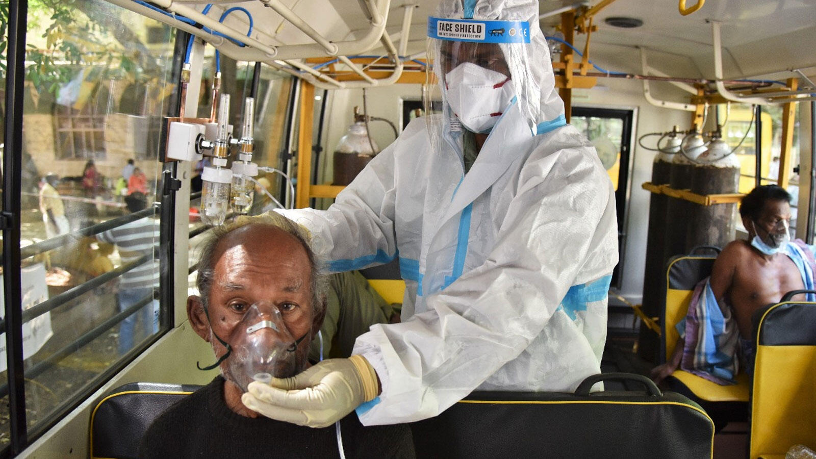 Covid-19: Two buses with oxygen support launched for patients in Coimbatore