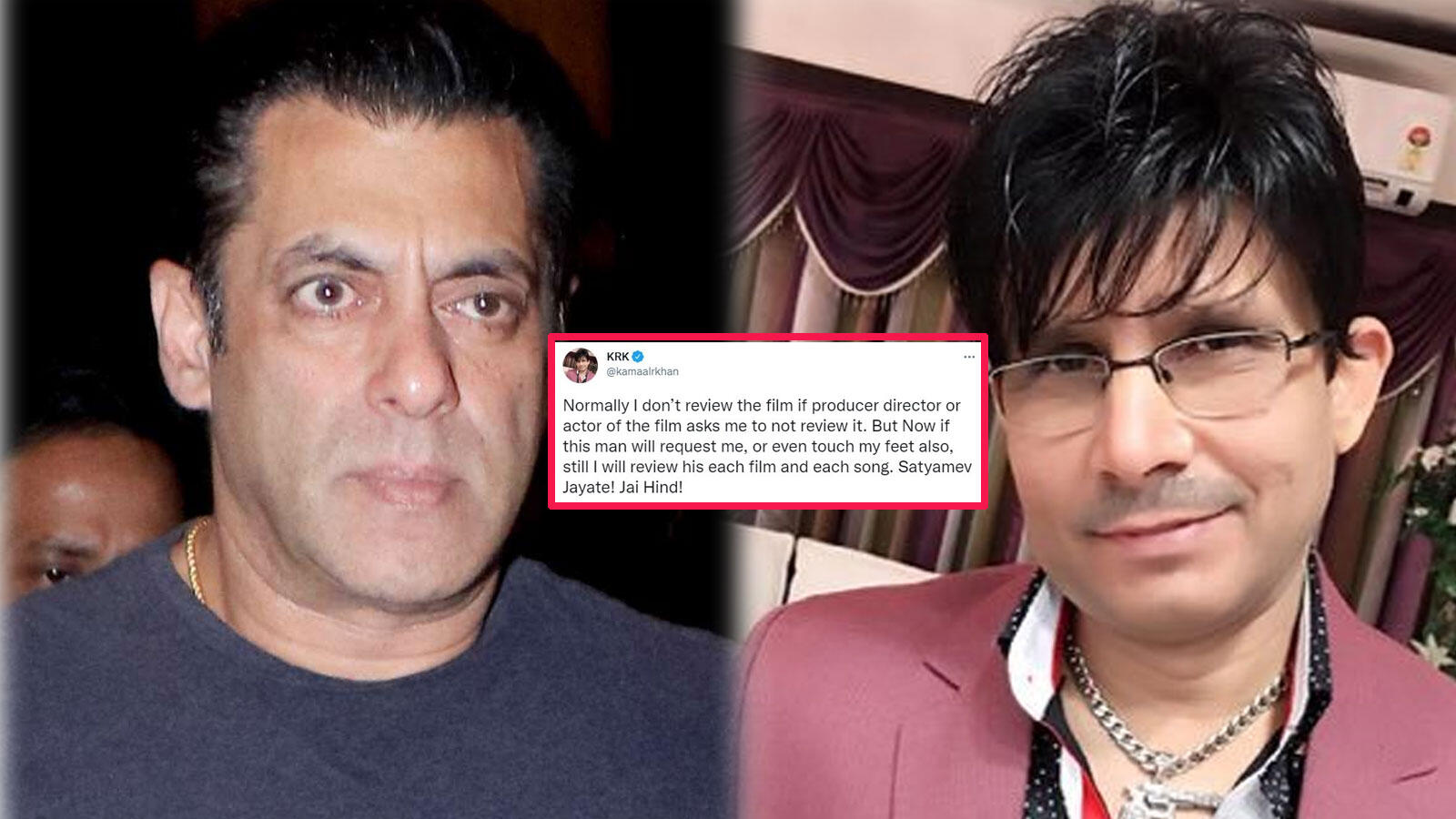 Kamaal Rashid Khan aka KRK takes U-turn from his earlier statement ...