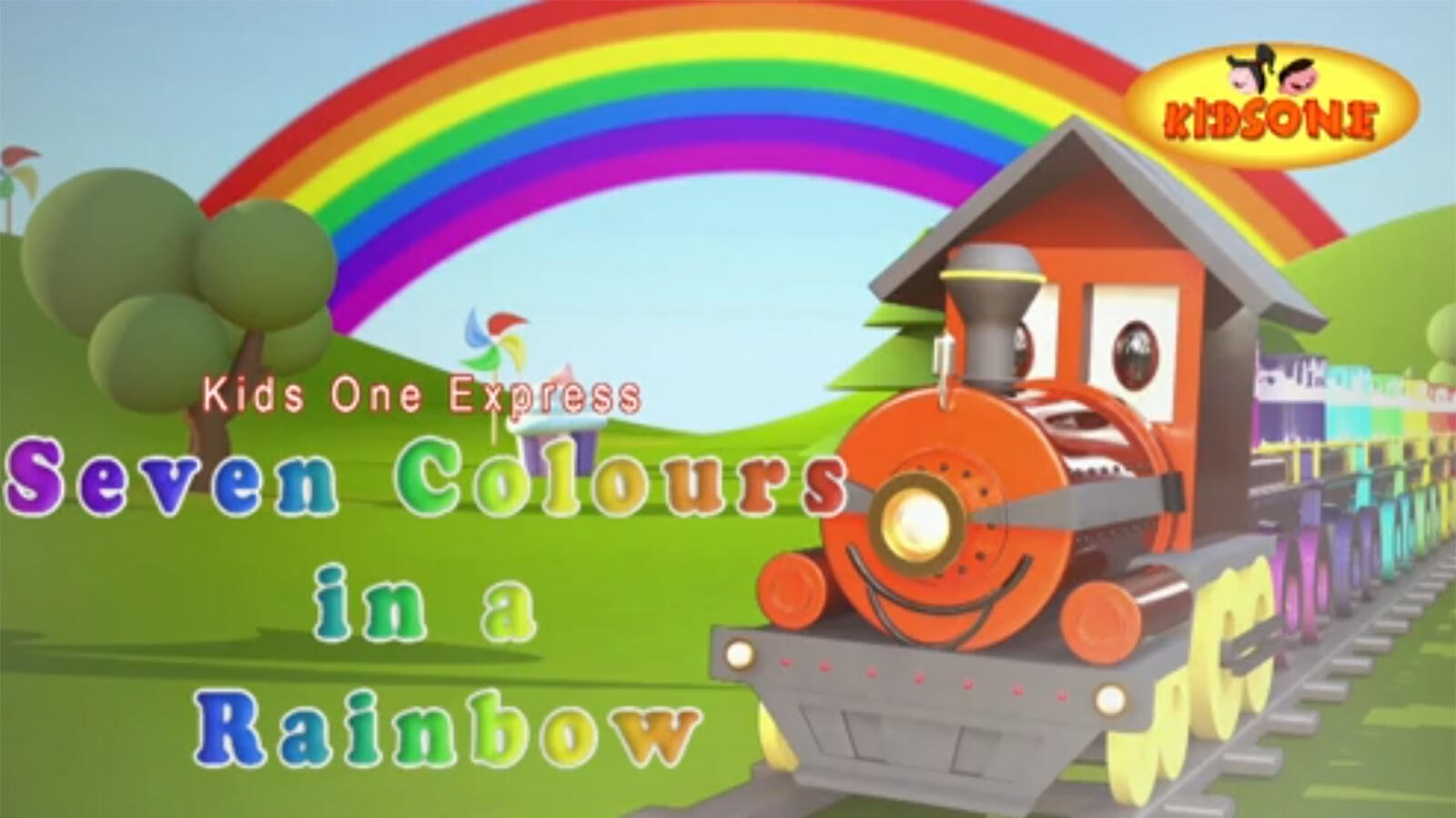 English Nursery Rhymes: Kids Video Song in English 'Seven Colours In A ...