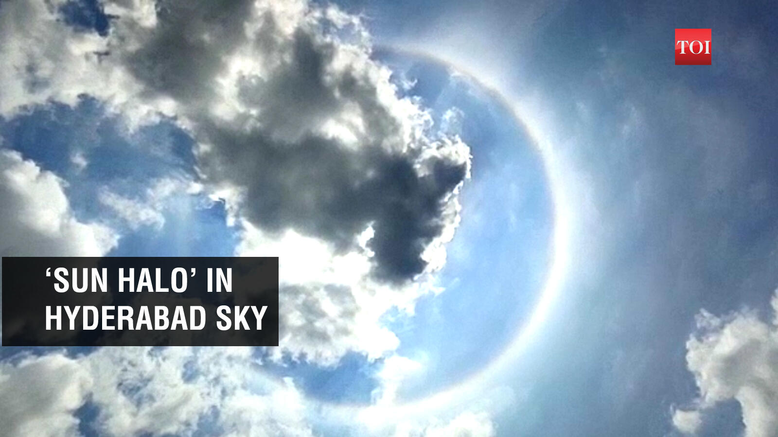 sun halo: Hyderabad residents witnessed optical phenomenon ‘Sun Halo’
