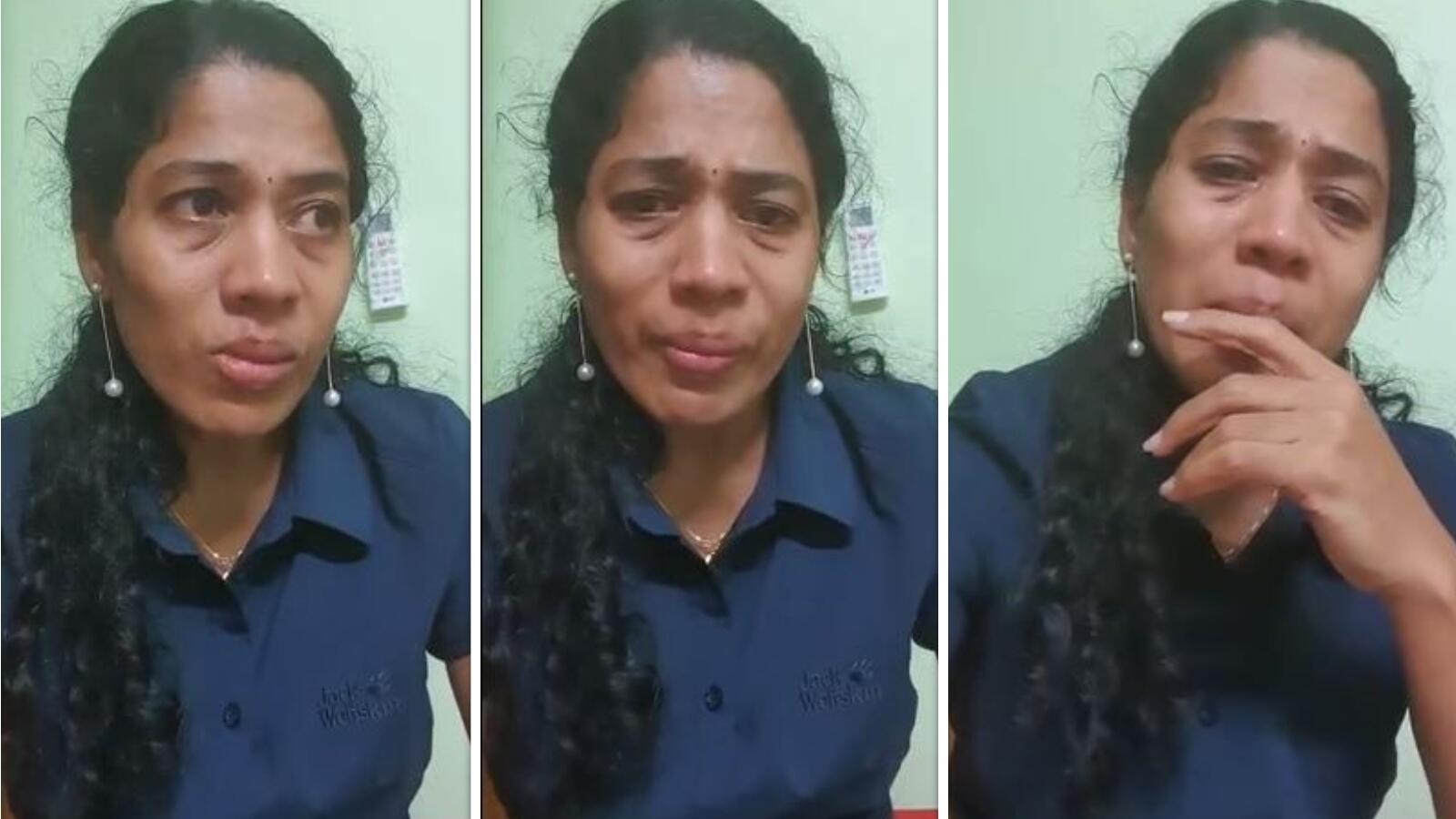 Malayalam actress Remya Suresh breaks down while talking about morphed ...