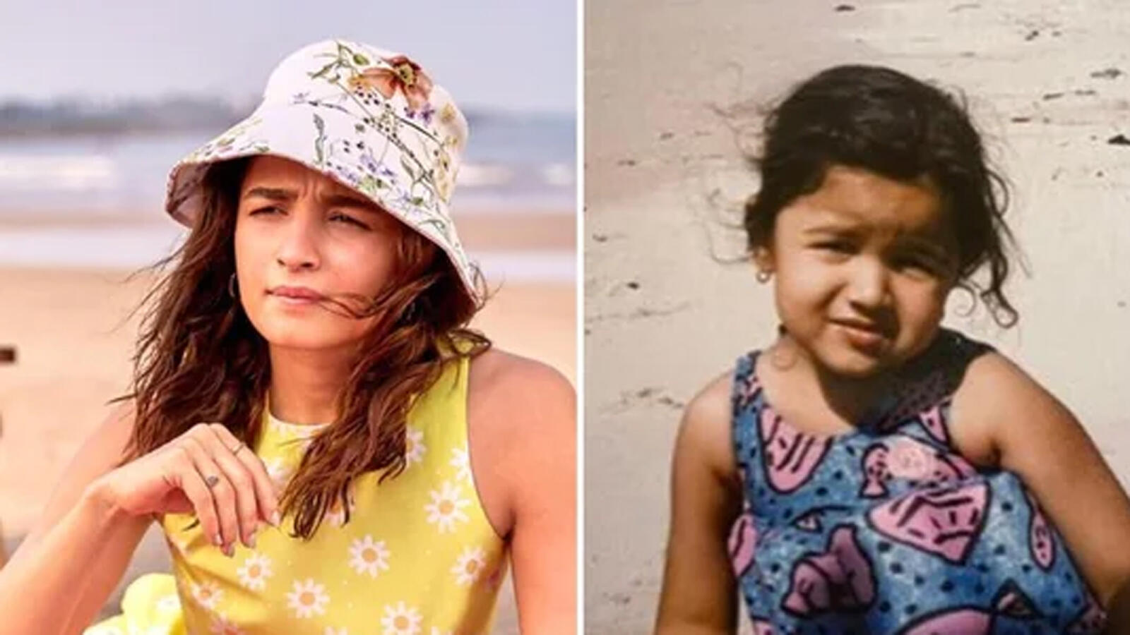 Alia Bhatt shares then-and-now photos from the beach