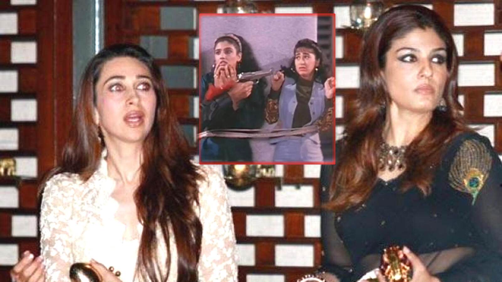 When Raveena Tandon and Karisma Kapoor were forced to talk to each ...