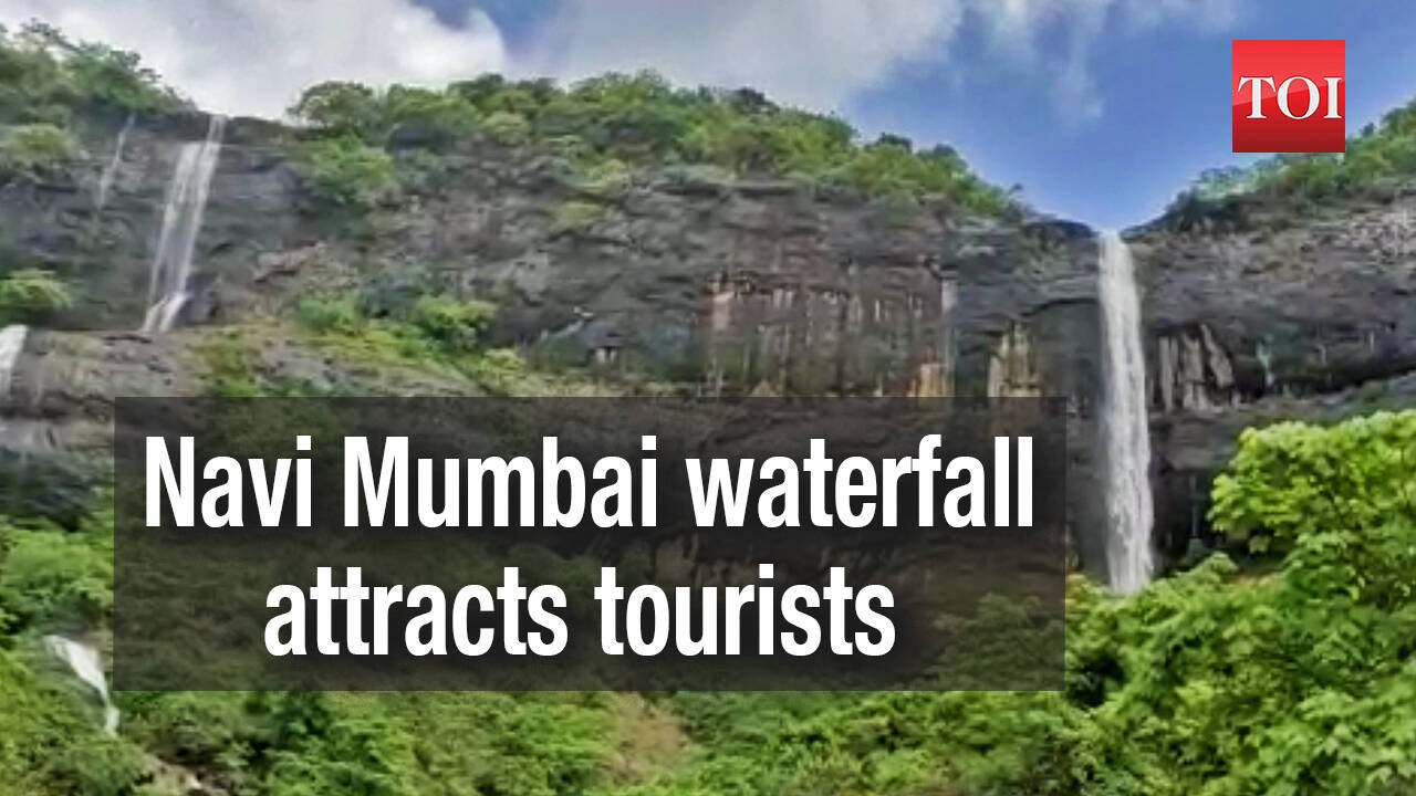 Monsoon rains makes Pandavkada waterfall tourist destination
