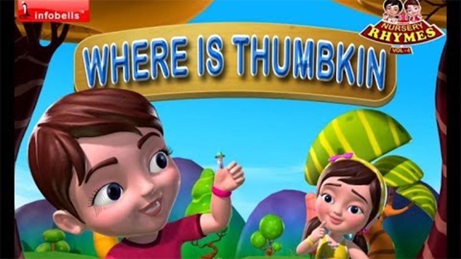 English Kids Poem: Nursery Song in English 'Where is Thumbkin'