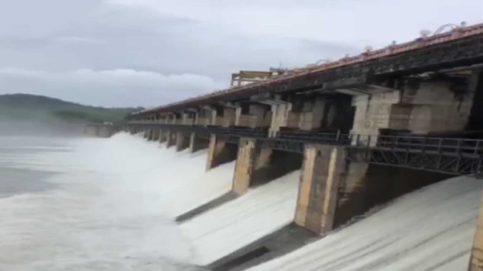 Shivamogga’s Tunga Dam releases excess water following heavy rainfall
