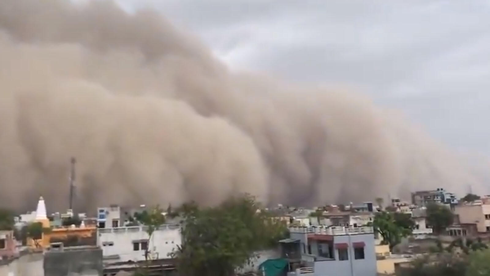 Dust storm hits Rajasthan's Phalodi