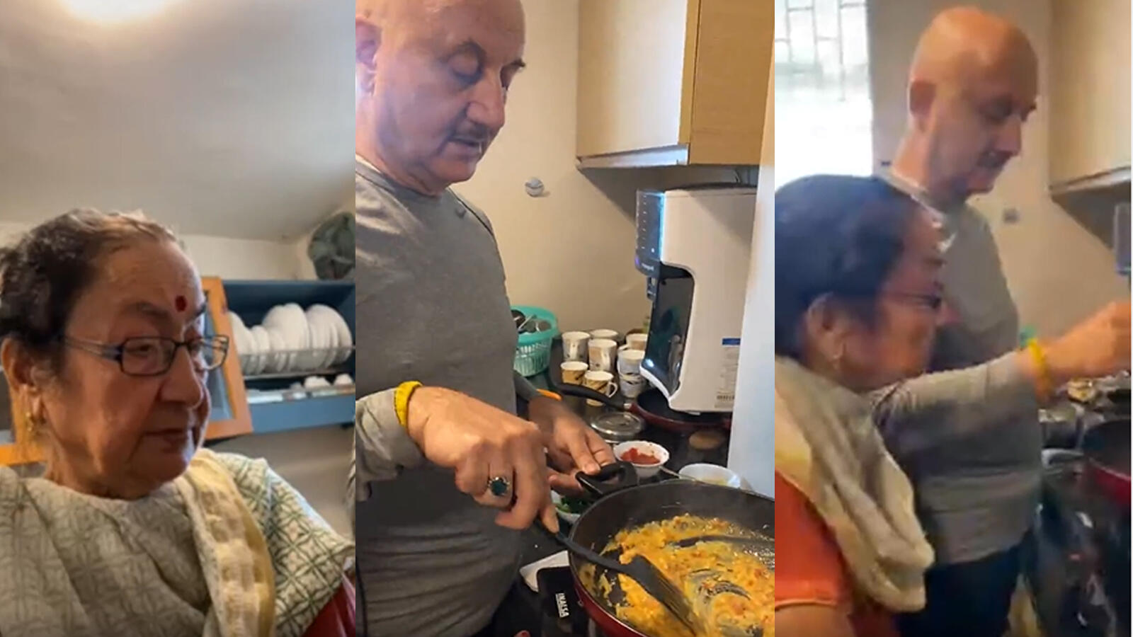Anupam Kher makes 'anda bhurji' and his mother's reaction proves that ...